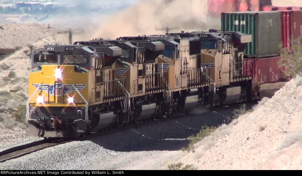 EB Stack train West of Apex Summit NV-1